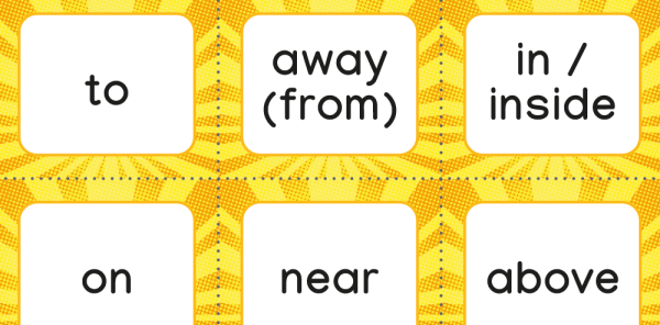 Year 3 Prepositions – KS2 Grammar Games: Make a Match | Plazoom