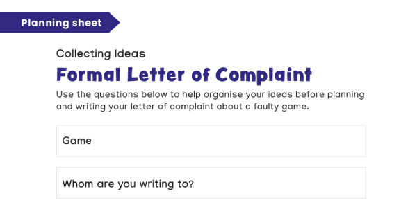 Formal Letter Writing KS2 – Year 6 SATs TAF Evidence | Plazoom