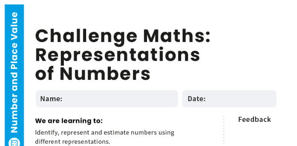 Representations of Numbers: Year 3 – Number and Place Value – Maths ...