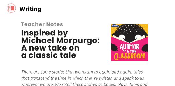 A New Take on a Classic Tale, with Michael Morpurgo – Author in your ...