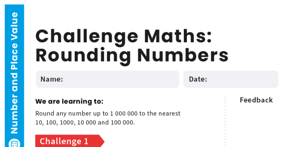 Rounding Numbers: Year 5 – Number and Place Value – Maths Challenge ...