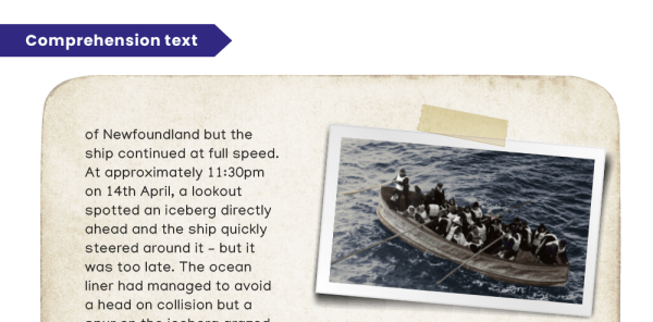 RMS Titanic KS2 Reading Comprehension Worksheets – History Topic | Plazoom