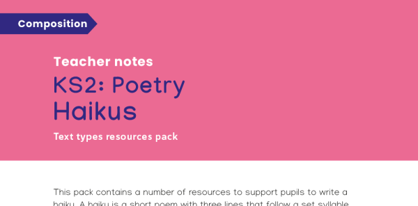 KS2 Poems - Haikus: KS2 Text Types - Writing Planners and Model Texts ...