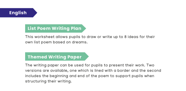 Poetry: List Poems – KS1 Text Types: Writing Planners and Model Texts ...