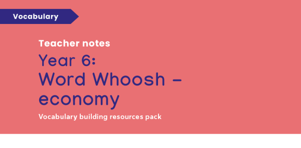 Word Whoosh - Tier 2 Vocabulary Pack: Year 6 - Autumn 1 | Plazoom