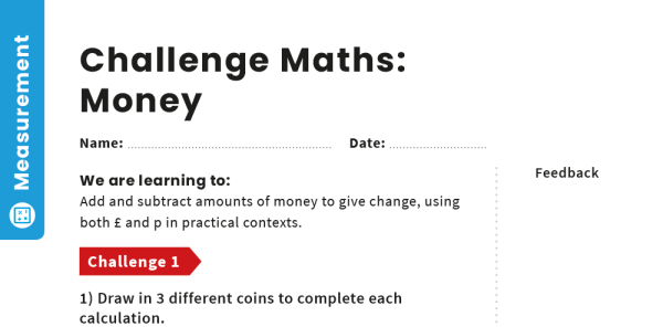 Money: Y3 – Measurement – Maths Challenge | Plazoom