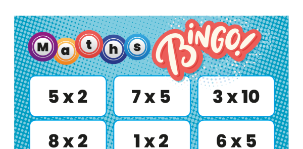 2, 5 and 10 Times Tables: Maths Bingo | Plazoom