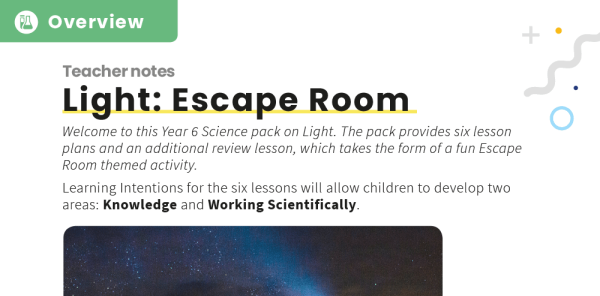 Science Topic: Light – The Escape Room Challenge | Plazoom