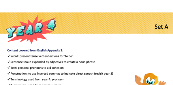 Year 4 Grammar Slam - Set A: Daily Grammar Revision and Practice ...