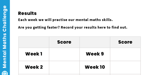 KS2 Mental Maths Challenge Booklet | Plazoom