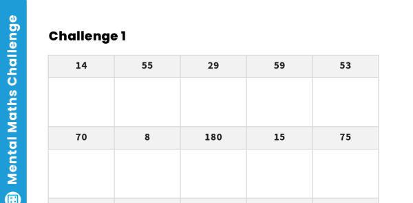 KS2 Mental Maths Challenge Booklet | Plazoom