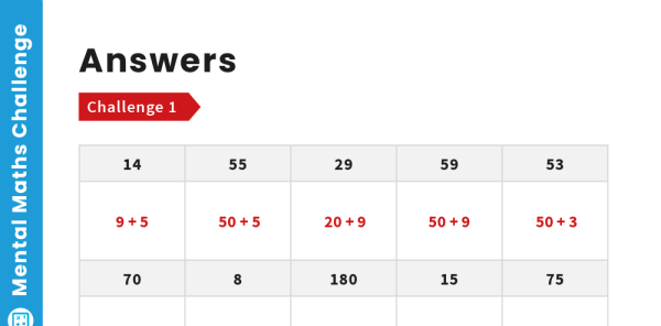 KS2 Mental Maths Challenge Booklet | Plazoom