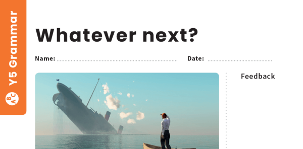 Year 5 Modal Verbs KS2 Story Starters Grammar Worksheets | Plazoom