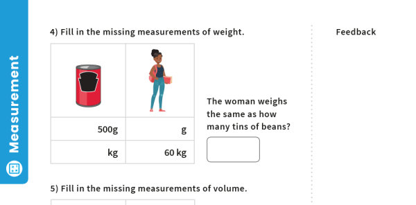 Converting Measurements: Y4 – Measurement – Maths Challenge | Plazoom