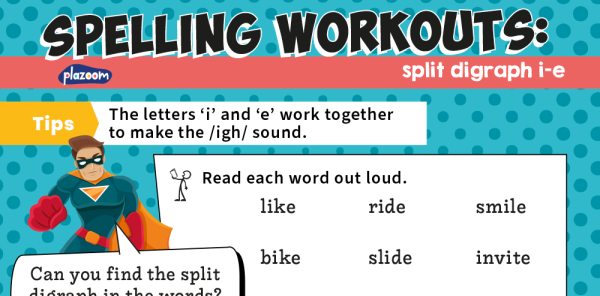 Year 1 i-e split digraph: KS1 Spelling Worksheets | Plazoom