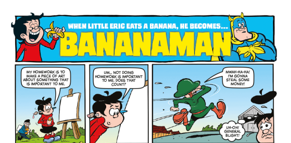 Bananaman in Colour – KS2 Beano Comprehension and Writing Activities ...