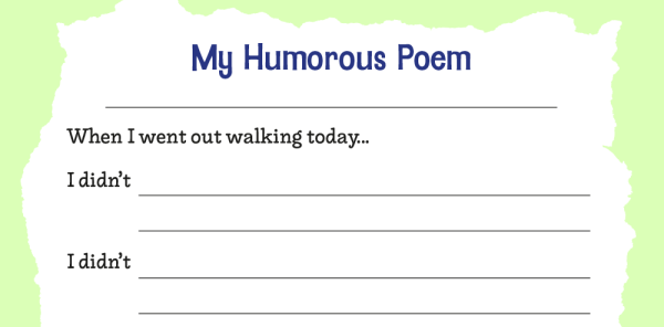 Humorous Poems - KS2 Text Types: Writing Planners and Model Texts | Plazoom