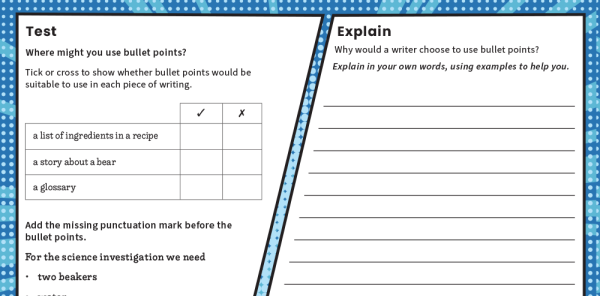 Year 6 Bullet Points - KS2 Grammar Worksheets | Plazoom