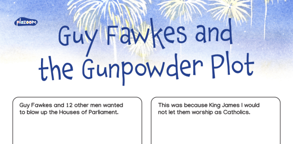 KS1 The Gunpowder Plot: Comprehension and Writing Activities Pack for ...
