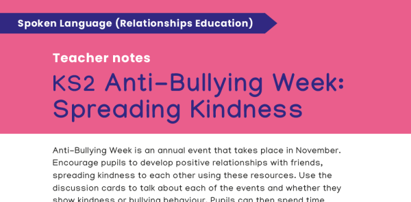 Anti-Bullying Week - KS2 spreading kindness activities and worksheets ...