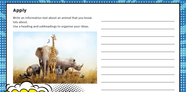 Year 3 Headings and Subheadings - KS2 Grammar Worksheets | Plazoom