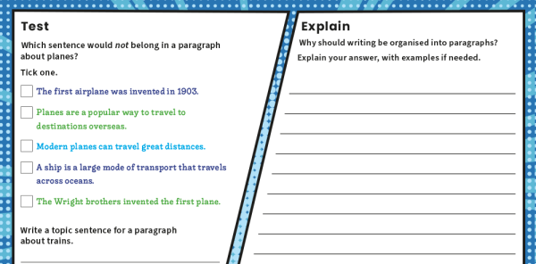 Year 4 Paragraphs - KS2 Grammar Worksheets | Plazoom