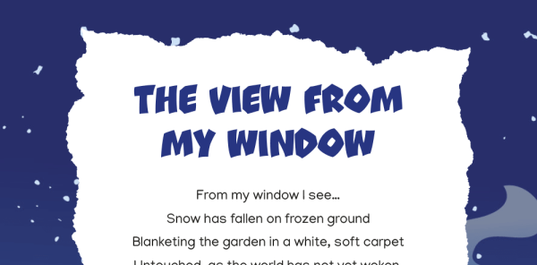 KS2 Poems (Year 3 and 4 winter writing) - The View Outside My Window ...