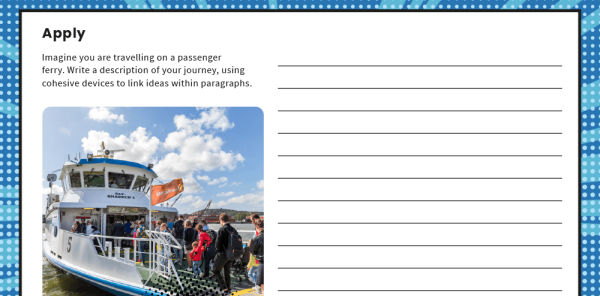 Year 5 Cohesion Within Paragraphs - KS2 Grammar Worksheets | Plazoom
