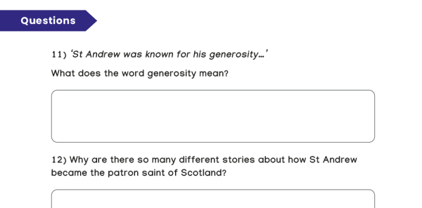 St Andrew’s Day - KS2 comprehension text and worksheets | Plazoom