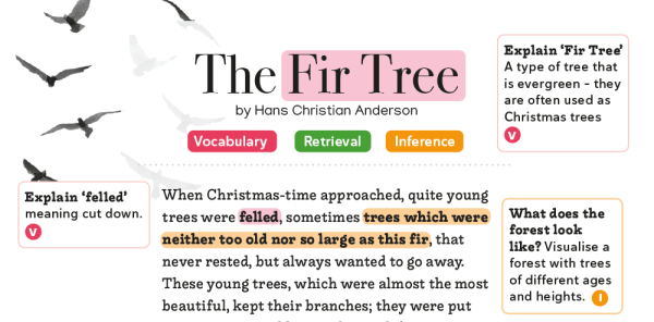 The Fir Tree, Hans Christian Andersen - LKS2 Christmas Reading Pack ...
