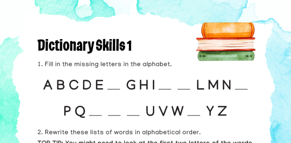 Dictionary Skills: Year 3 Vocabulary Worksheets 1 | Plazoom