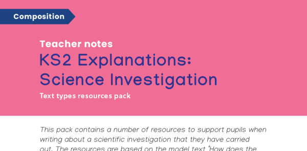 Science Write-ups: KS2 Text Types: Writing Planners and Model Texts ...