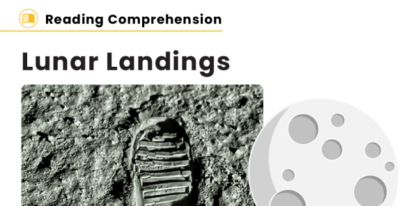 Lunar Landings – KS2 Non-fiction Reading Comprehension Worksheets Pack ...