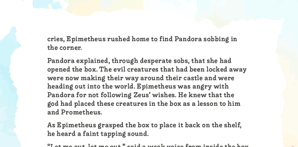 Greek Myths (Pandora’s Box) - Key Stage 2 Text Types: Writing Planners ...