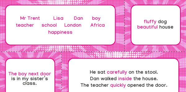 Year 2 Appendix 2 Terminology Make a Match - KS1 Grammar Game | Plazoom