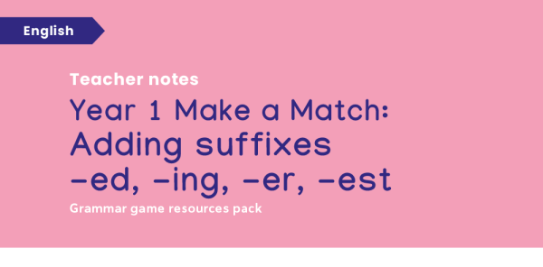 Year 1 Adding suffixes - KS1 Grammar Game | Plazoom