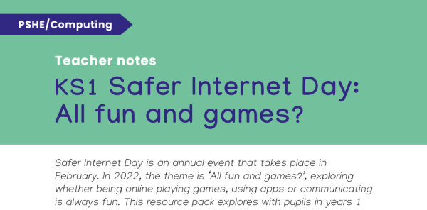 Safer Internet Day – KS1 Teaching Slides, Activities and Worksheets ...