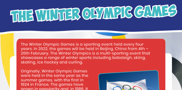 KS2 Winter Olympics Comprehension Pack | Plazoom