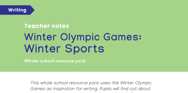 Winter Olympics - whole school writing activities pack for KS1 and KS2 ...