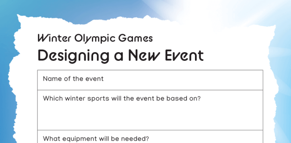 Winter Olympics - whole school writing activities pack for KS1 and KS2 ...