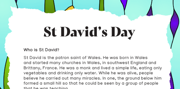 St David’s Day Resources Pack - KS1 comprehension text and worksheets ...