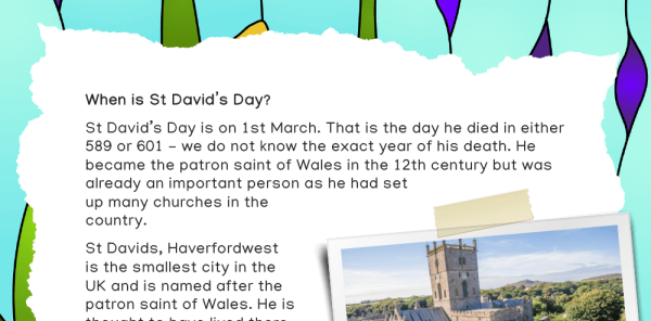 St David’s Day Resources Pack - KS1 comprehension text and worksheets ...