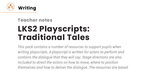 Playscripts (Jack and the Beanstalk) - LKS2 Text Types: Writing ...