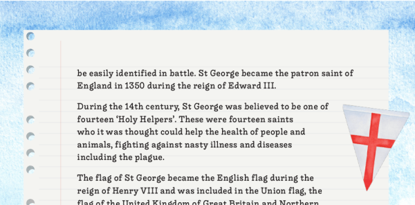 St George’s Day Resource Pack - KS2 comprehension text and worksheets ...