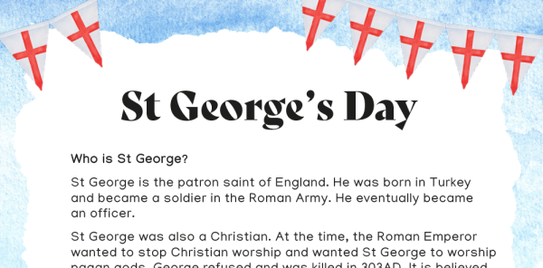 St George’s Day Resource Pack - KS1 comprehension text, PPT and ...