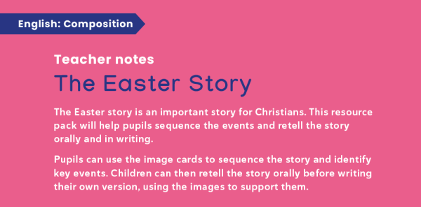 The Easter Story - KS1 and KS2 sequencing cards and story writing ...
