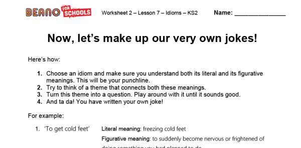 Idioms - KS2 lesson for the Welsh Curriculum | Plazoom