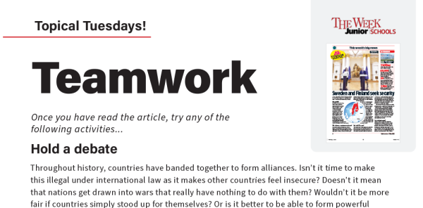 Topical Tuesdays: Teamwork - KS2 News Story and Reading and Writing ...