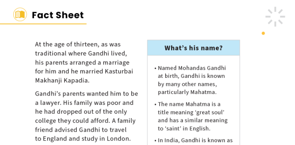 Mahatma Gandhi KS2 Non-fiction Reading Comprehension Worksheets Pack ...