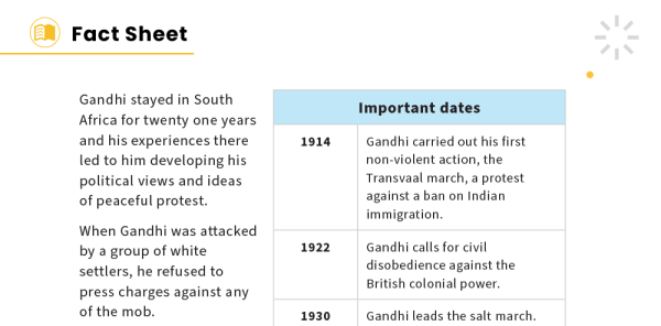 Mahatma Gandhi KS2 Non-fiction Reading Comprehension Worksheets Pack ...